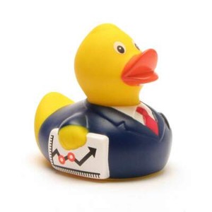 Rubber Duck Bath Duck Business Man Ducky Rubber Duckie 4250883170222 | eBay