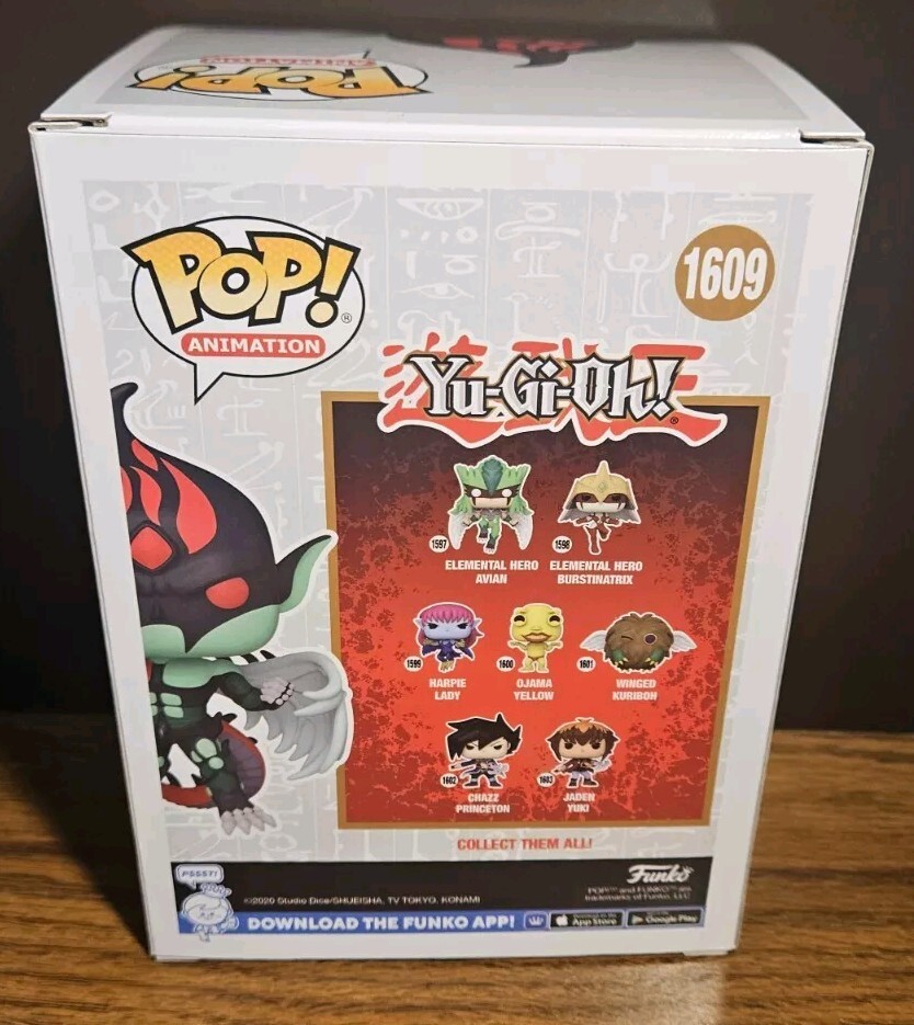 Funko Pop Yu-Gi-Oh! Elemental Hero Flame Wingman (SDCC) #1609 With ...