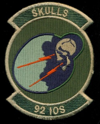 USAF 92nd Information Operations Squadron SKULLS Patch KK | eBay