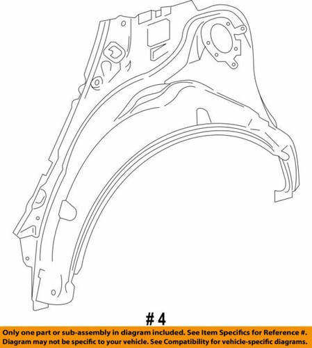 61631-33090 Toyota Panel, quarter wheel house, outer rh 6163133090, New ...