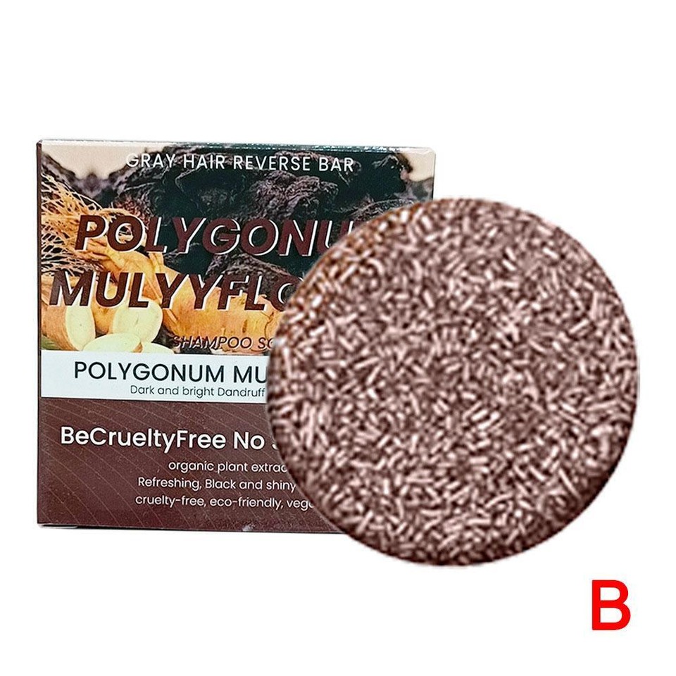 Polygonum Multiflorum Soap Hair Darkening Shampoo Soap Bar Organic Grey ...