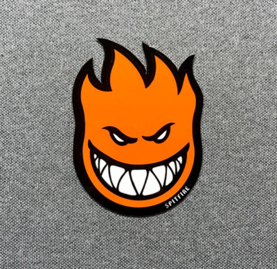 SpitFire Fireball Skateboard Sticker 3" orange | eBay