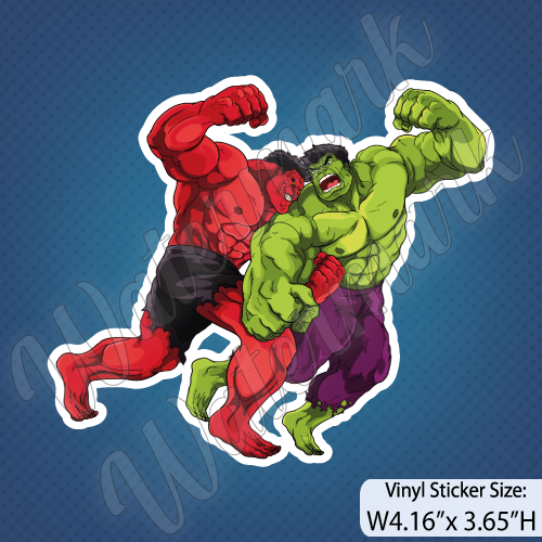 Marvel_V4_Hulk_vs_Hulk_Decal_Sticker | eBay