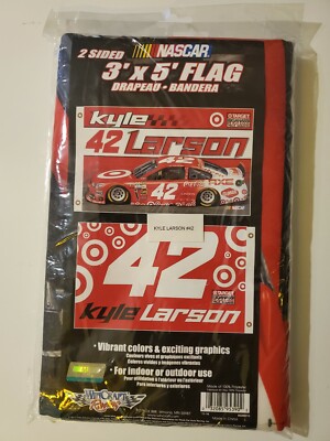 Kyle Larson #42 Target Chip Ganassi Racing Car 3'x5' Flag | eBay