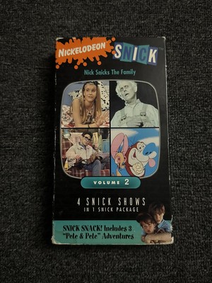 Nickelodeon Snick VHS The Family Vol 2 Ren & Stimpy, Roundhouse 1993 ...