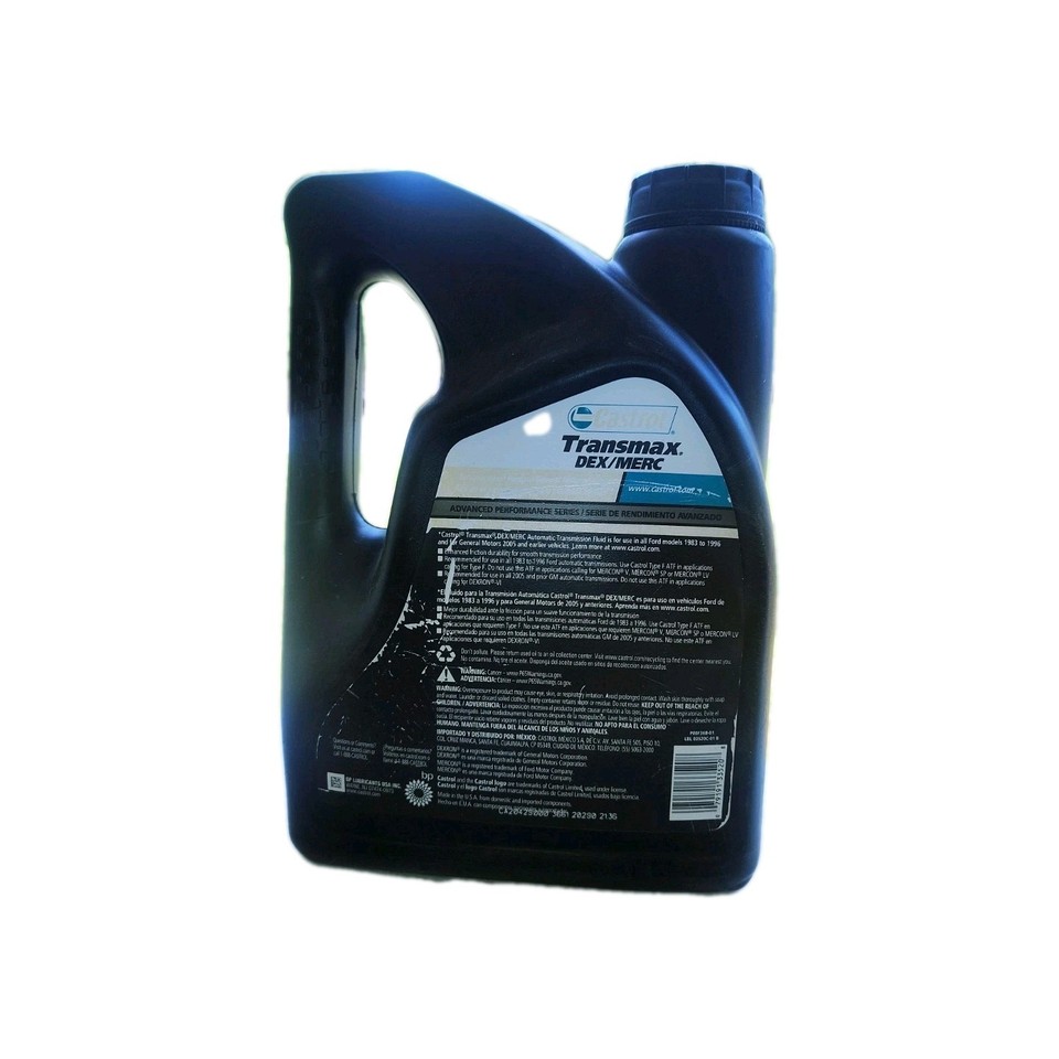 Castrol TRANSMAX DEX/MERC ATF, 1 Gallon, Automatic | eBay