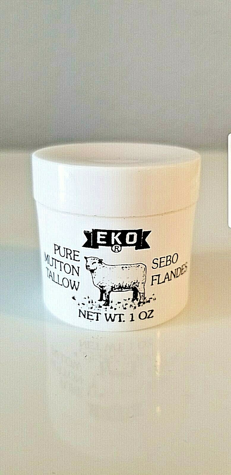Sebo De Carnero Puro Autentico EKO Pure Mutton Tallow Sebo Flandes 1oz ...