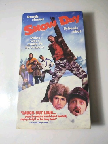 Snow Day VHS 2000 Nickelodeon Nostalgic Blockbuster Video Copy *Buy 2 ...