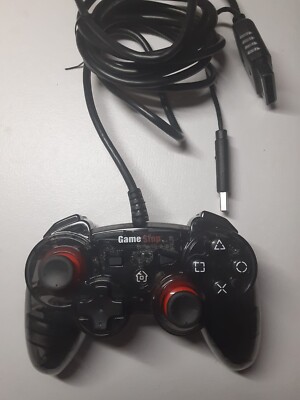 GameStop Controller Compatible w/ PS2+PS3 PlayStation 2/3 - Black | eBay