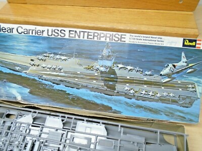 Revell USA 1:720 scale, USS Enterprise CVN-65 Model Kit H489 Instr+OB ...