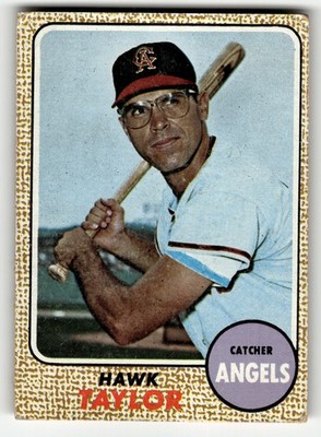 1968 Topps Venezuelan Hawk Taylor #52 California Angels LOW MID GRADE ...
