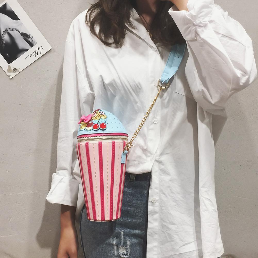Creative Cupcake Ice Cream Shape Women Girl Crossbody Bags Shoulder ...