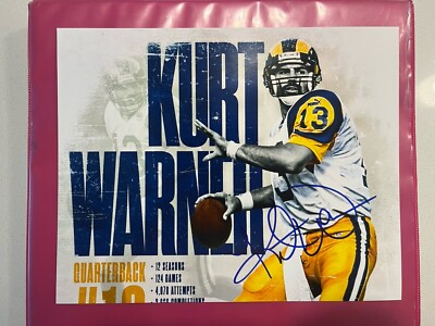KURT WARNER ARIZONA CARDINALS LA RAMS SIGNED 8x10 PHOTO AUTOGRAPH | eBay