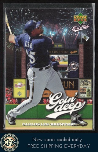 2006 Upper Deck First Pitch - Goin' Deep Carlos Lee #GD-10 for sale ...