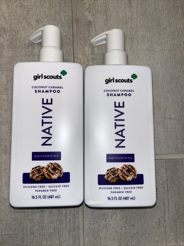 Lot Of 2 Native Girl Scouts Moisturizing Shampoo Coconut Caramel 16.5 ...