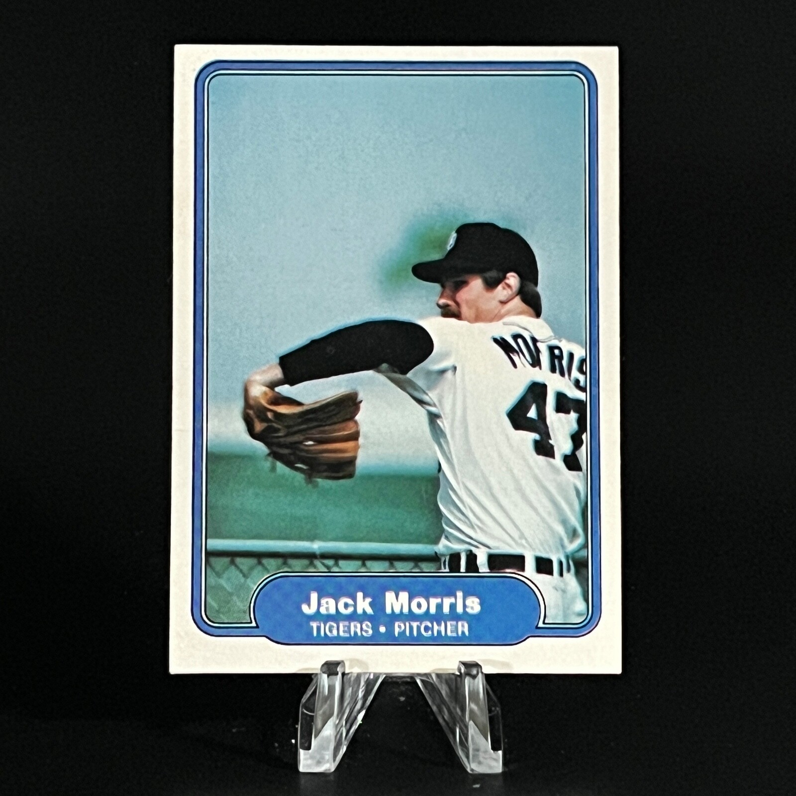 Jack Morris 1982 Fleer #274 Detroit Tigers HOF LOOK!! | eBay