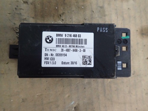 14 15 16 17 18 19 BMW X5 Rear Seat Module ID# 61359216468, (heated seat ...
