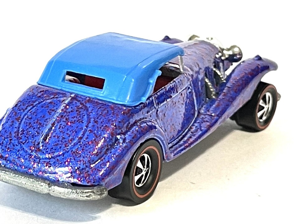 Brand New CUSTOM REDLINE Hot Wheels Vintage Flake Diecast Car Mercedes ...