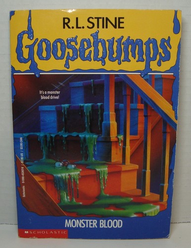 GOOSEBUMPS #3 MONSTER BLOOD UNNUMBERED 11TH PRINT 1ST EDITION R.L ...