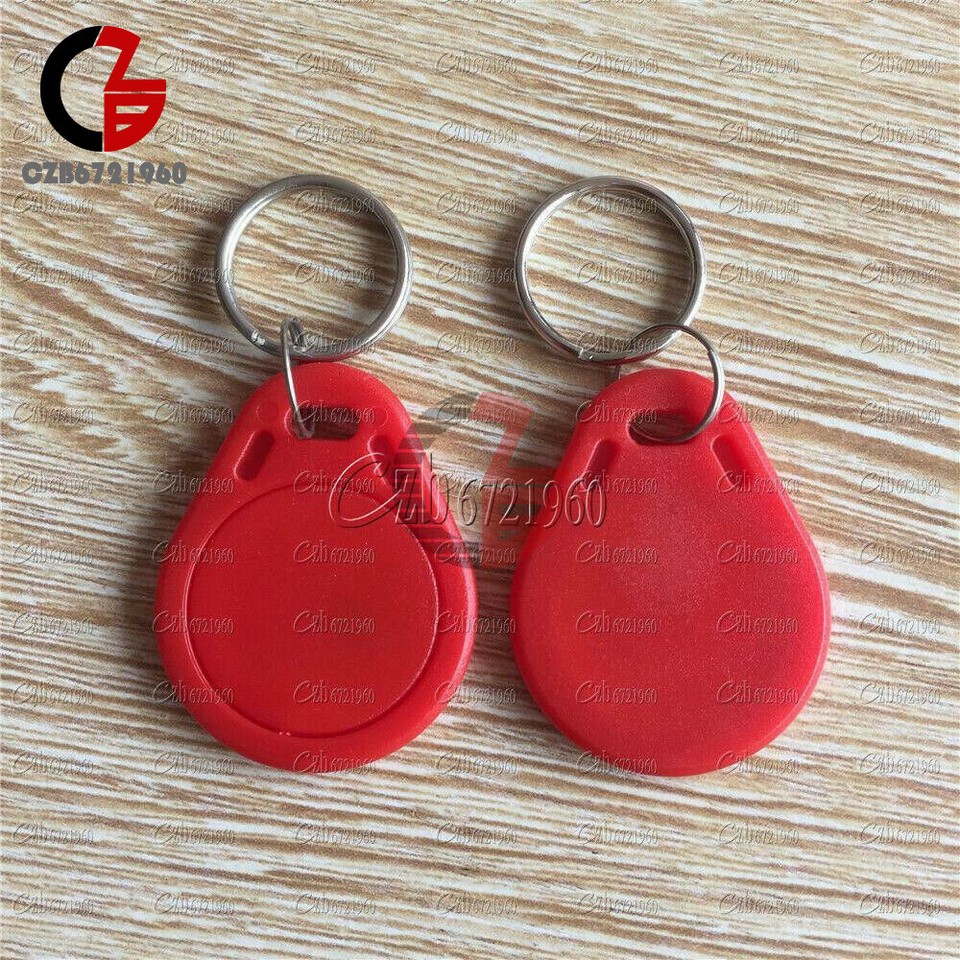 5/10/20/50/100PCS RFID IC Key Tags Keyfobs Token NFC TAG Keychain 13 ...