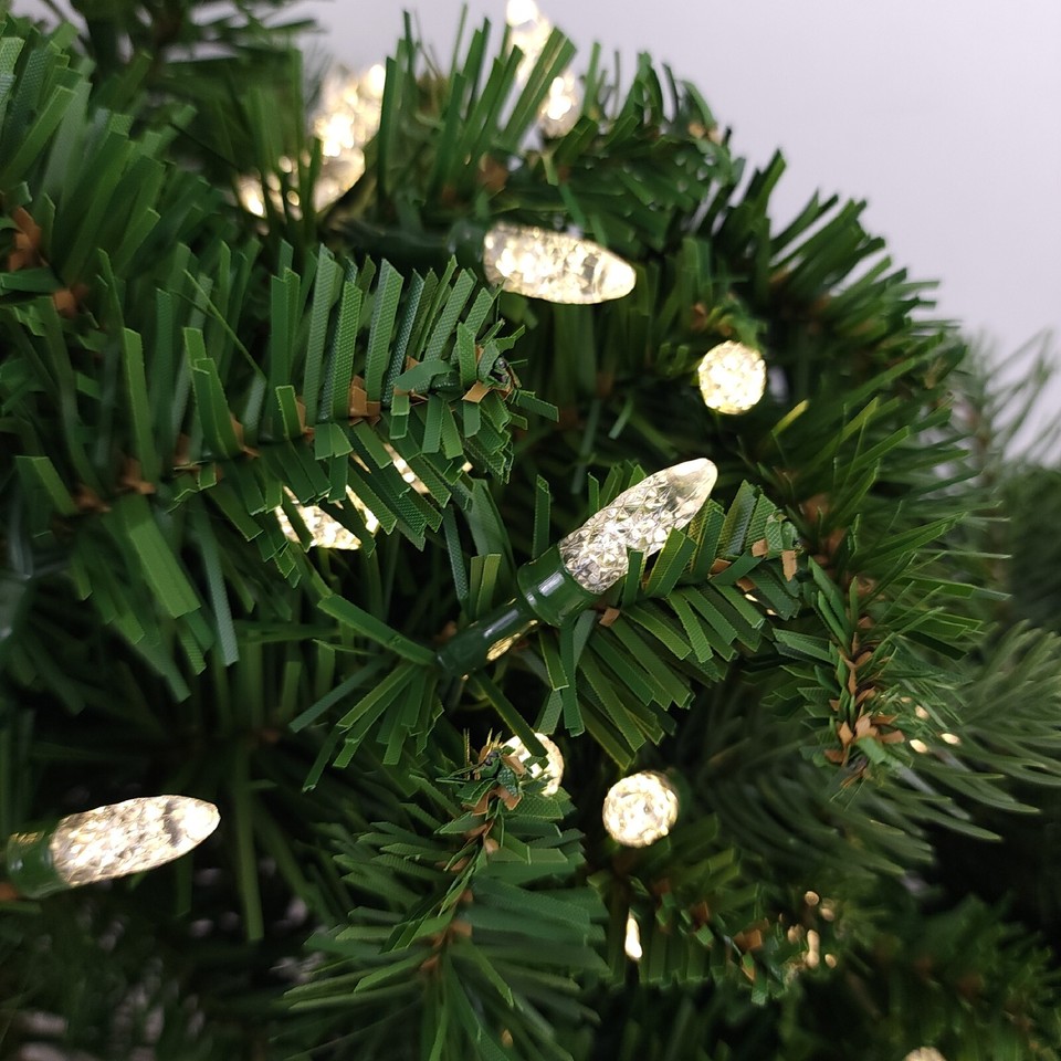 Bethlehem Lights 48" Green Color Flip Overlit Swag | eBay