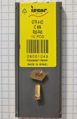 ISCAR GTR 4-8D IC 656 EDP 6001049, BOX OF 10 PCS | eBay