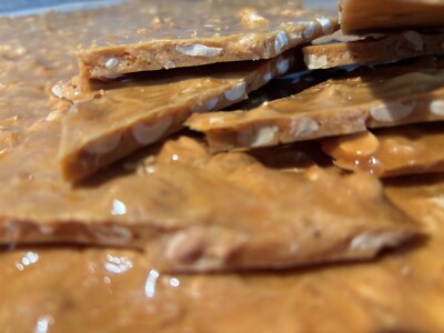 ** NEW ITEM*** PEANUT BRITTLE WITH COCONUT Fresh home made Brittle ...