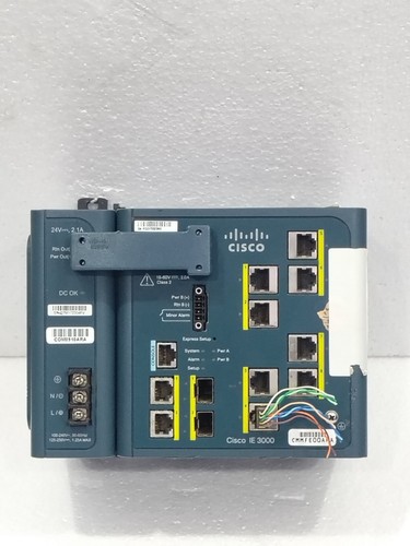 Cisco IE-3000-8TC V02 Industrial Ethernet Switch with Expansion Power ...