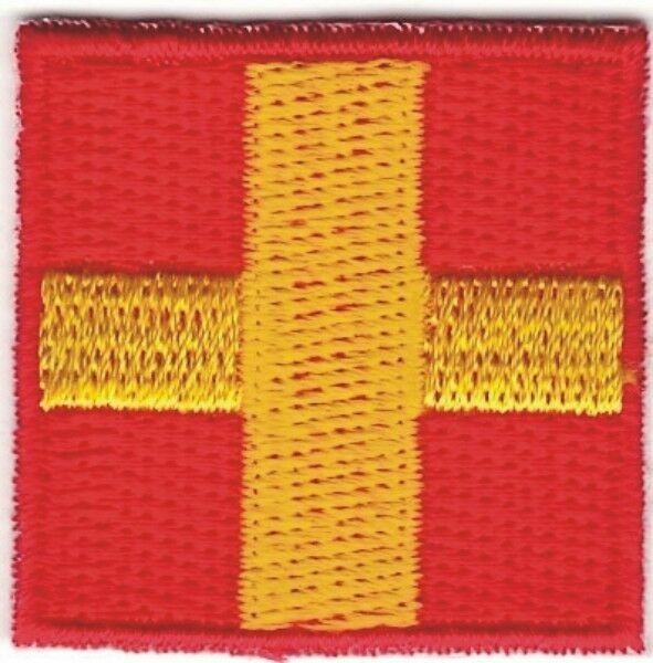 Maritime Signal Flag Letter R Embroidered Romeo Iron on (1 1/4" in) Lot ...