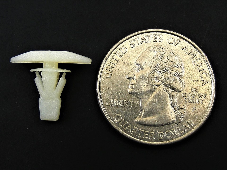 GM Door Weatherstrip Clips | 5mm Hole | 6.5mm x 16.5mm Head | 25 clips ...