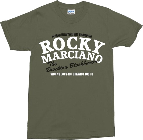 Rocky Marciano T-shirt - Retro, Boxing, Heavyweight Champ, Various ...