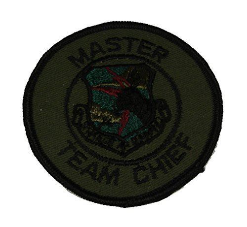 USAF AIR FORCE STRATEGIC AIR COMMAND SAC MASTER TEAM CHIEF PATCH OD ...