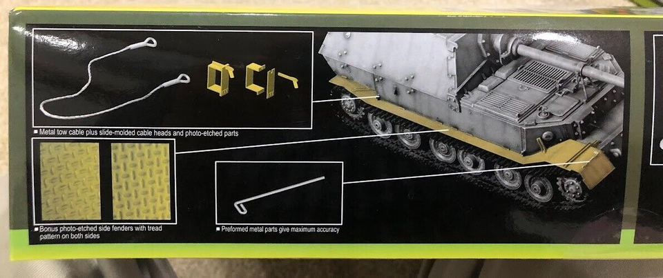 1/35 German Sd.Kfz.184 ELEFANT upgraded kit -- Dragon #6311 (Scratch ...