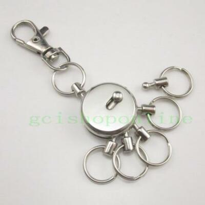One Snap Swivel Multi Removeable Detatchable Key Ring 5 removable ...