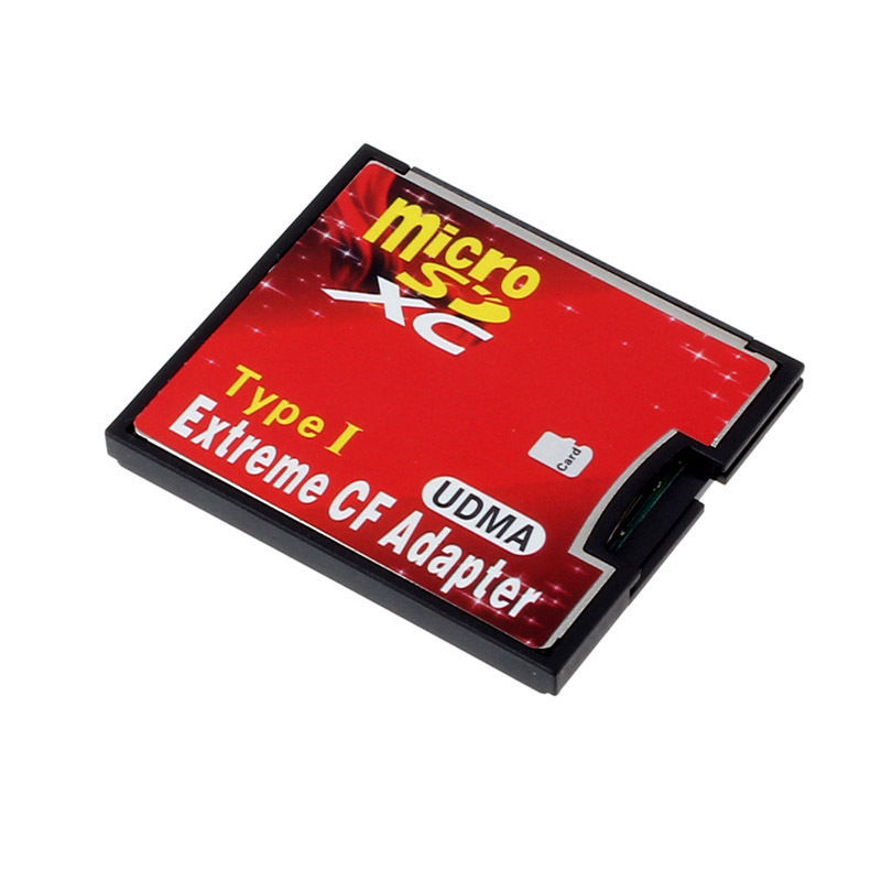 Micro SD SDHC to Compact Flash CF 1 Type I Card Adapter Converter 16GB ...