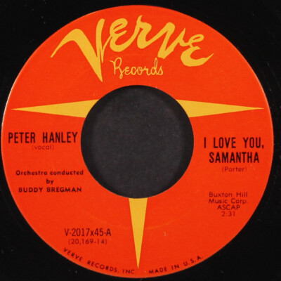 PETER HANLEY: my heart is so full of you VERVE 7" Single 45 RPM | eBay