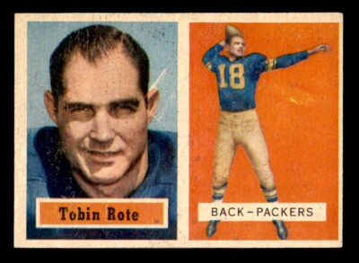 1957 Topps Football #81 Tobin Rote VG+ | eBay
