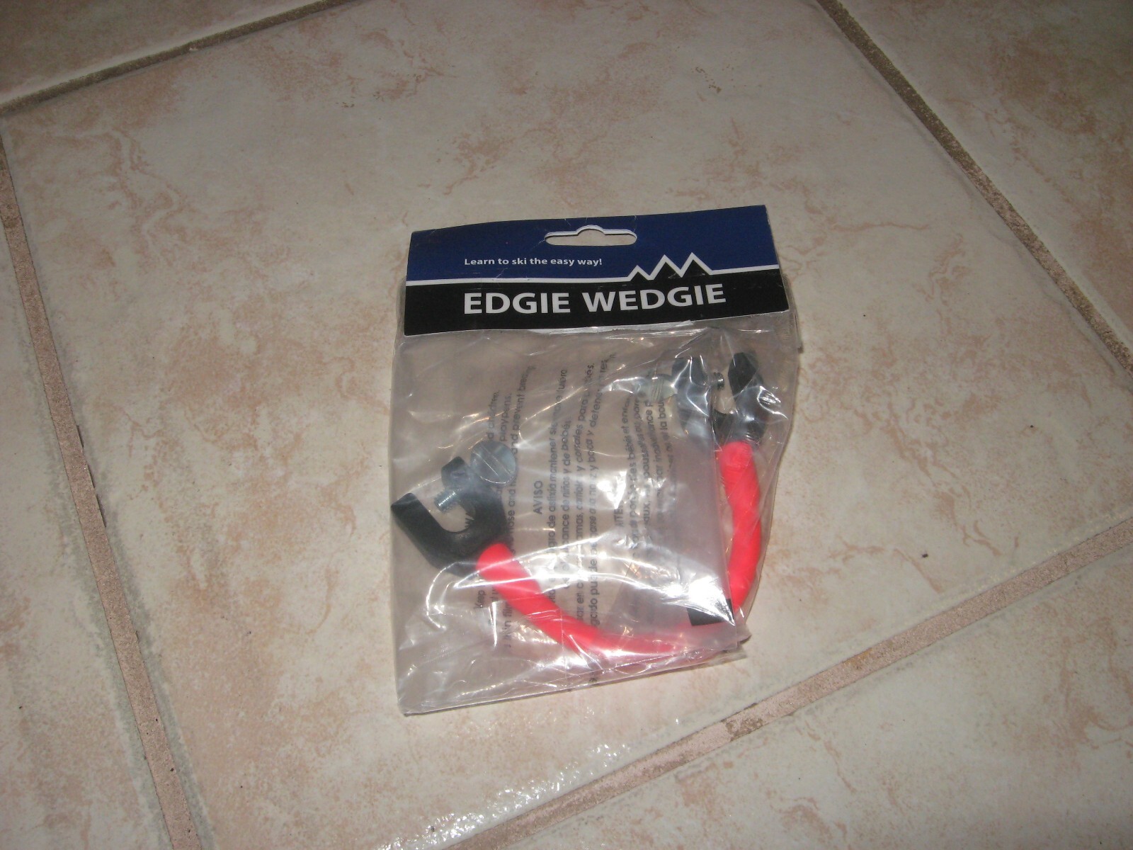 The Original Edgie Wedgie - Learn to Ski Teaching Control RED | eBay