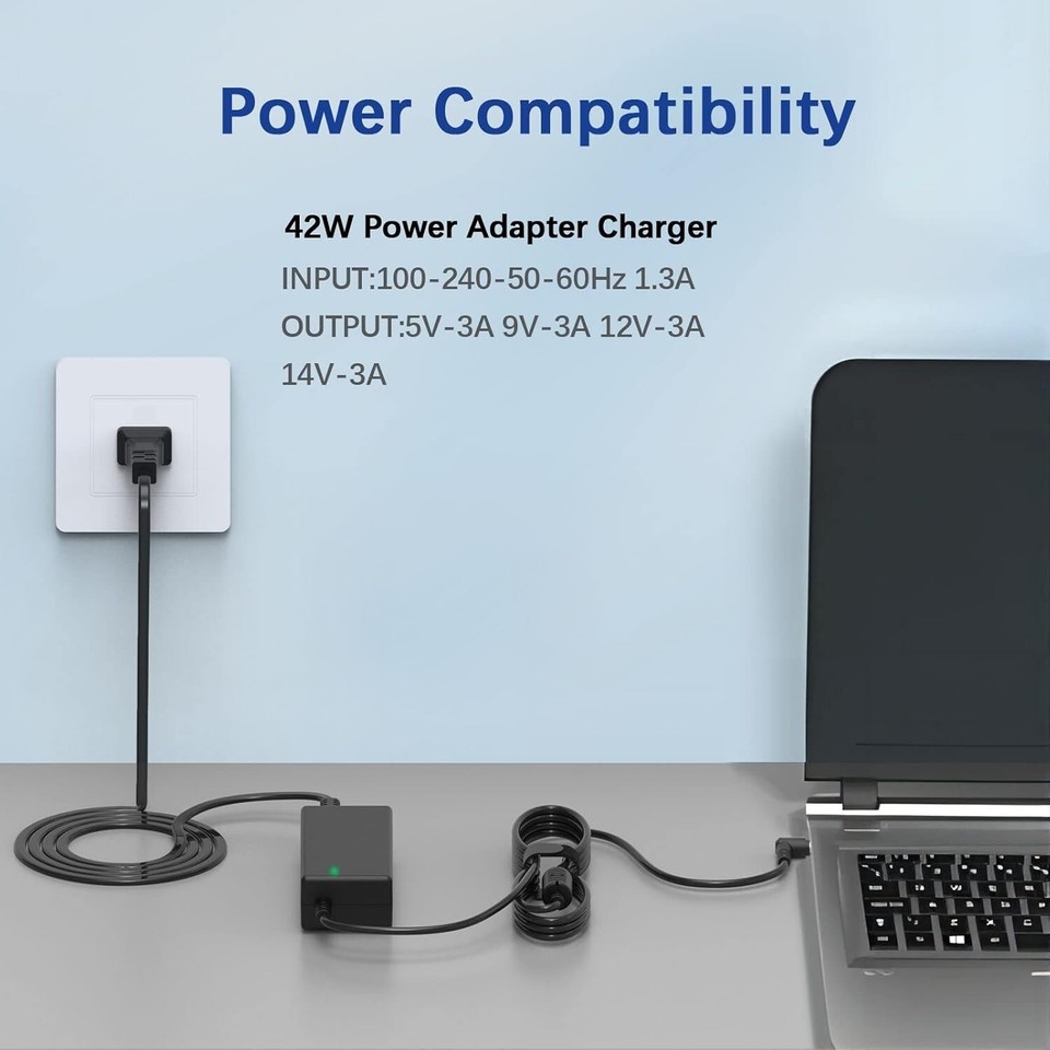 14V 3A 42W AC Power Supply Adapter Charger for Samsung LCD monitor 6.5 ...