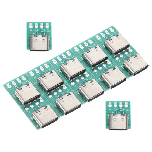 12 Pcs USB C-type Splitter Board PCB Converter for Female | eBay