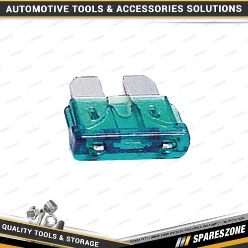 100 Pcs of Charge 30 Amp Blade Fuse Green Colour - Car Truck Auto Fuses ...