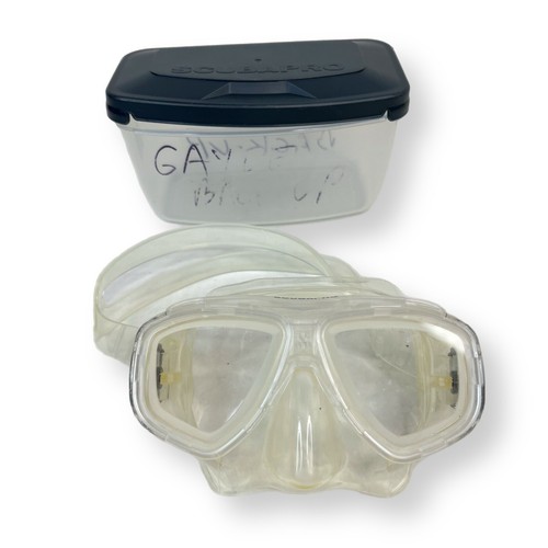Used ScubaPro Fino Mask Goggles Clear With Case | eBay