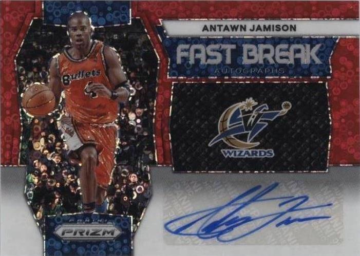 2023-24 Panini Prizm - Fast Break Autographs Antawn Jamison #FB-AJW Red ...