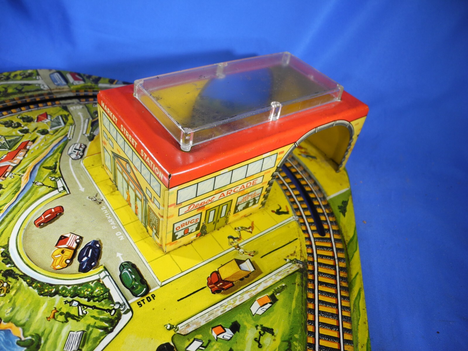 T•Vintage Marx Scenic Express Wind Up Train Set. See Description. Track ...