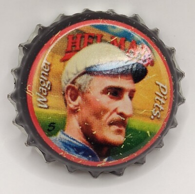 2002 Helmar Brewing Co HONUS WAGNER Baseball UNUSED Beer Bottle Cap ...