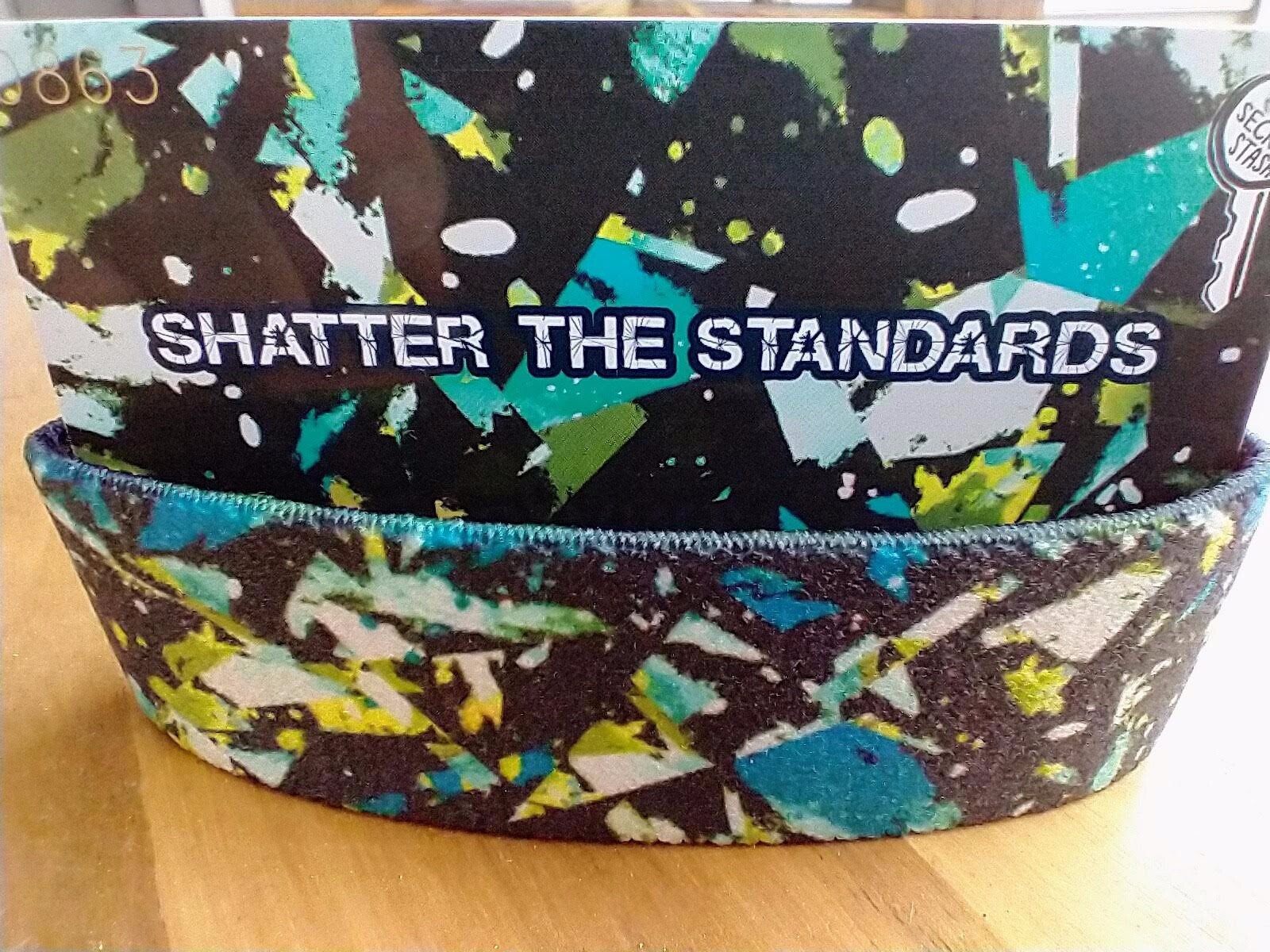 ZOX Strap "Shatter The Standards" W/ -Silver.(SZ Medium) *Secret Stash ...