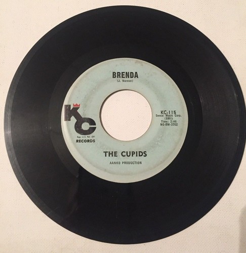 THE CUPIDS, BRENDA, KC RECORDS#115, DOOWOP 45 RECORD, 1963 | eBay