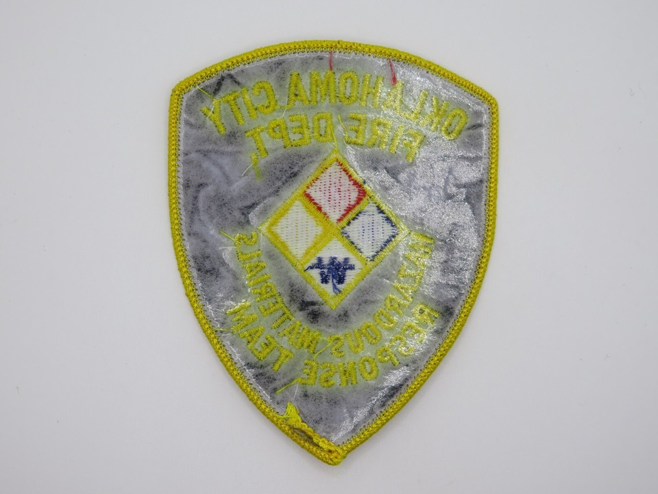 Oklahoma City Fire Department Oklahoma Haz-Mat Response Team Patch | eBay
