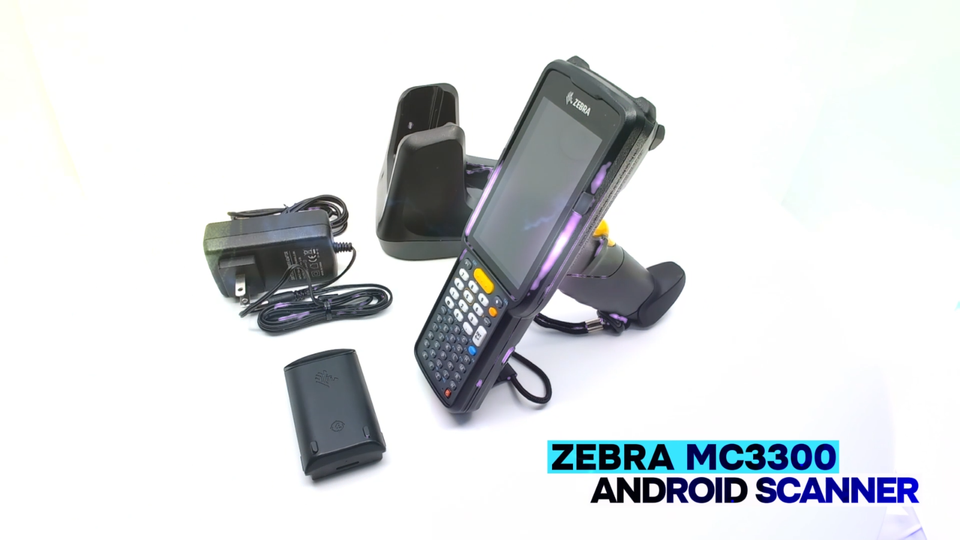 Zebra MC3300 Mobile Warehouse Android Barcode Scanner w/ Battery ...