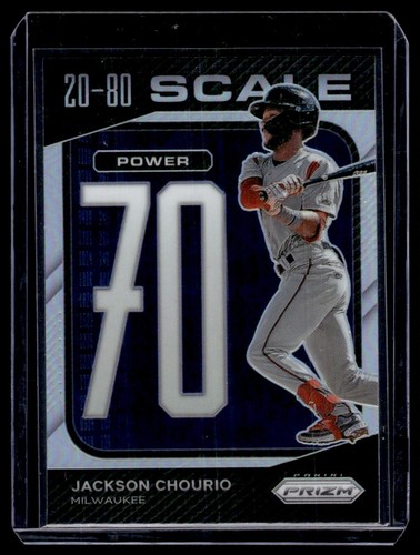 2023 Panini Prizm 20-80 Scale Jackson Chourio Milwaukee Brewers #SC6 | eBay